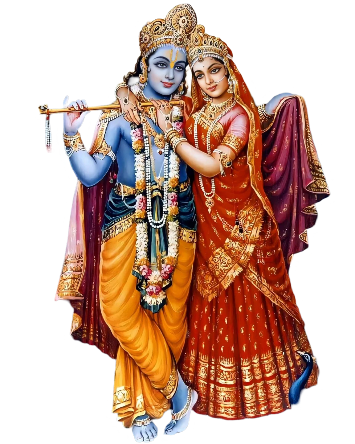 Beautiful Radha Krishna Png Image