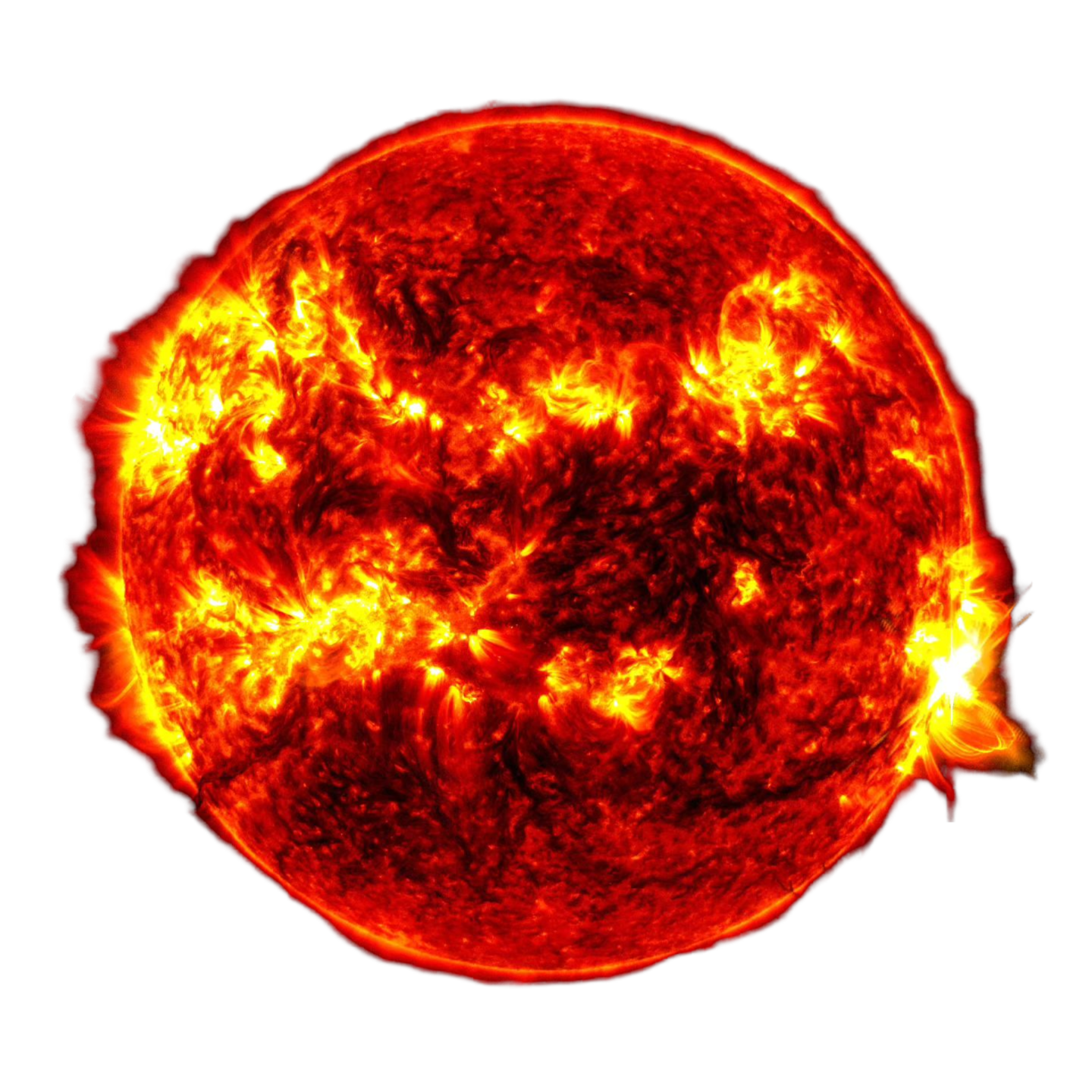 Red Sun Png Image Free
