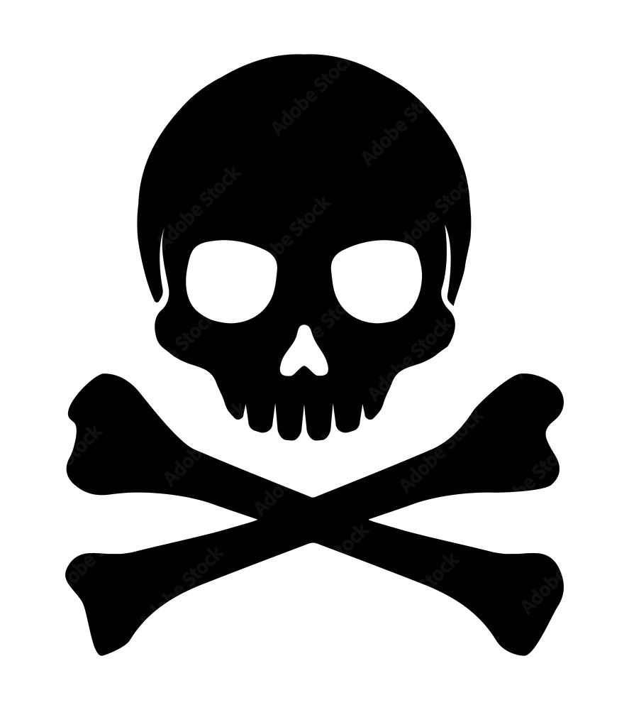Skeleton Warning Png Image