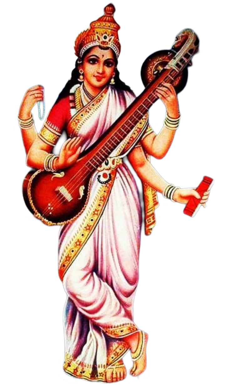 Goddess Maa Saraswati Png Pic