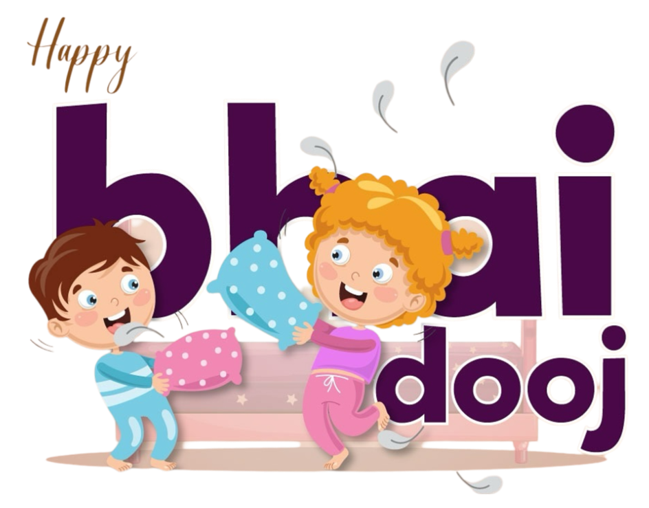 Cartoon Bhai Dooj Png Image