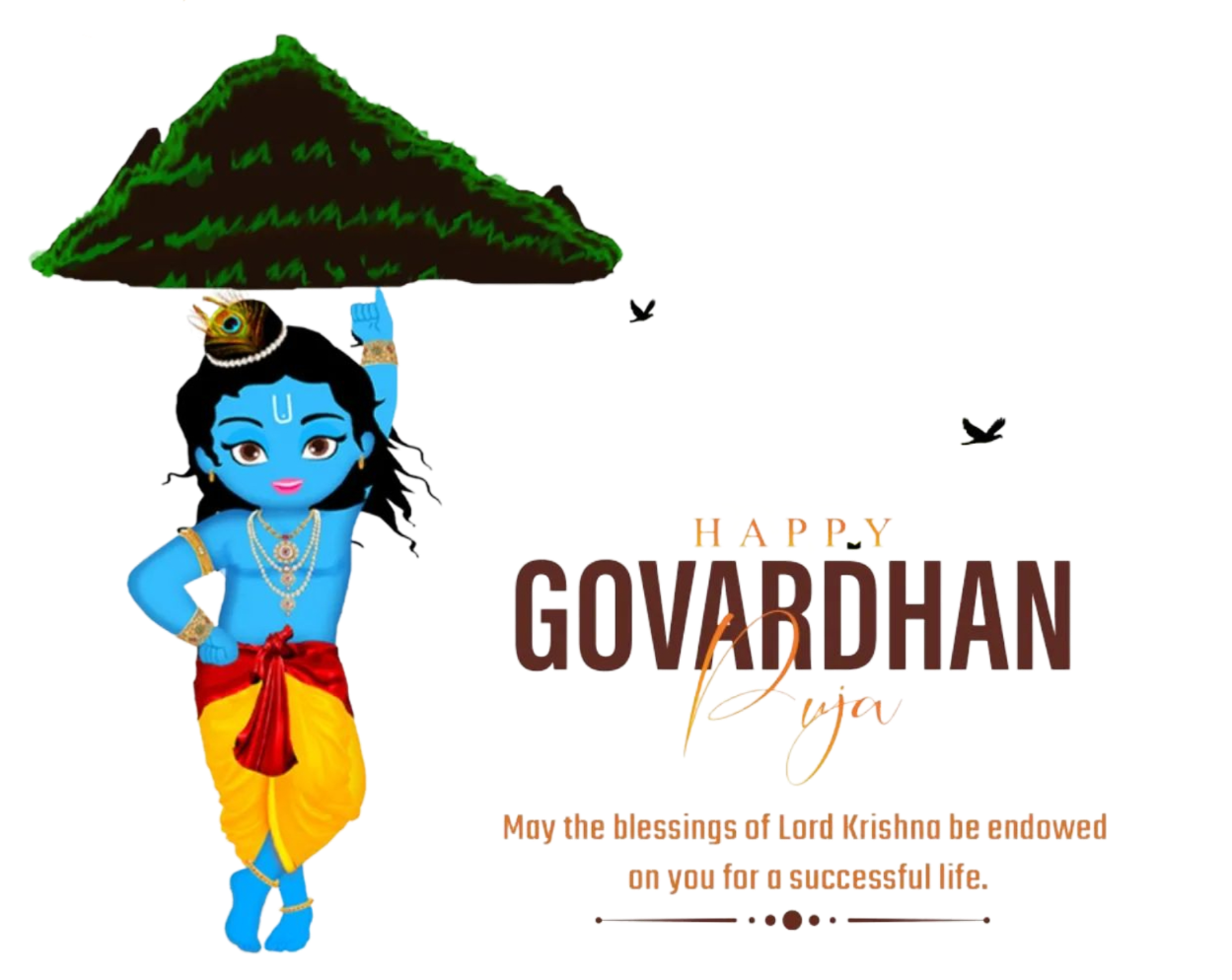 Govardhan Puja PNG Images Free Download