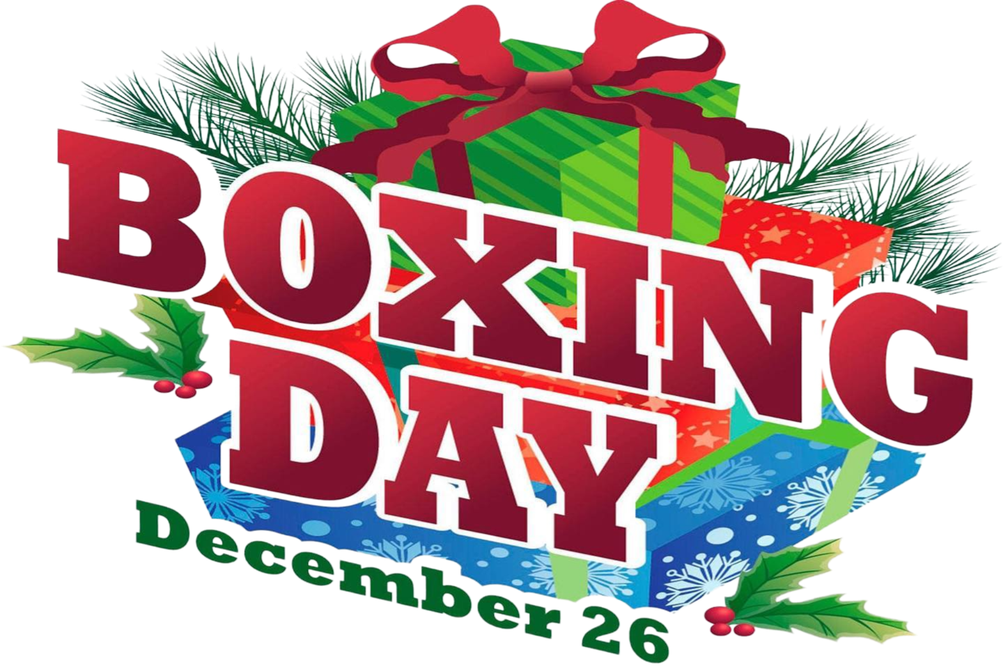 Happy Boxing Day Png Transparent Image
