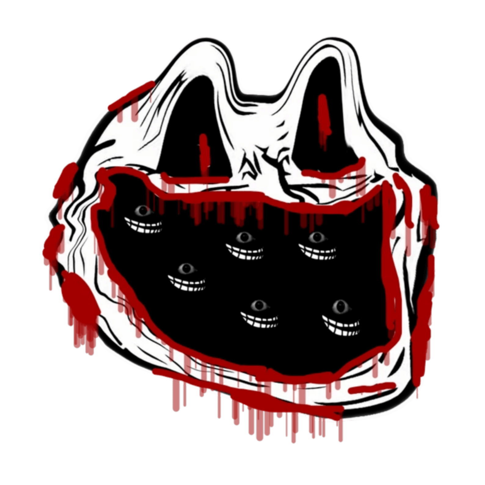 Red Eye Troll Face Png Photo